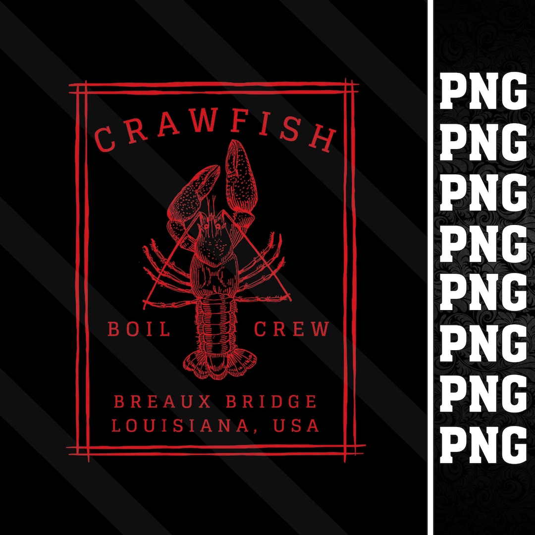 Custom Family Png Crawfish Crew Breaux Bridge Retro Cajun Seafood Gift ...