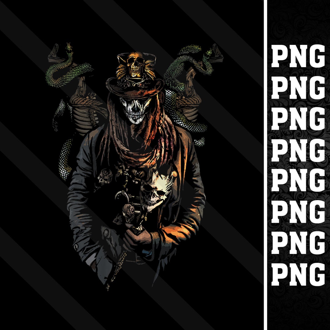 Custom Family Png Voodoo Witch Doctor Skulls Horror Scary - Etsy