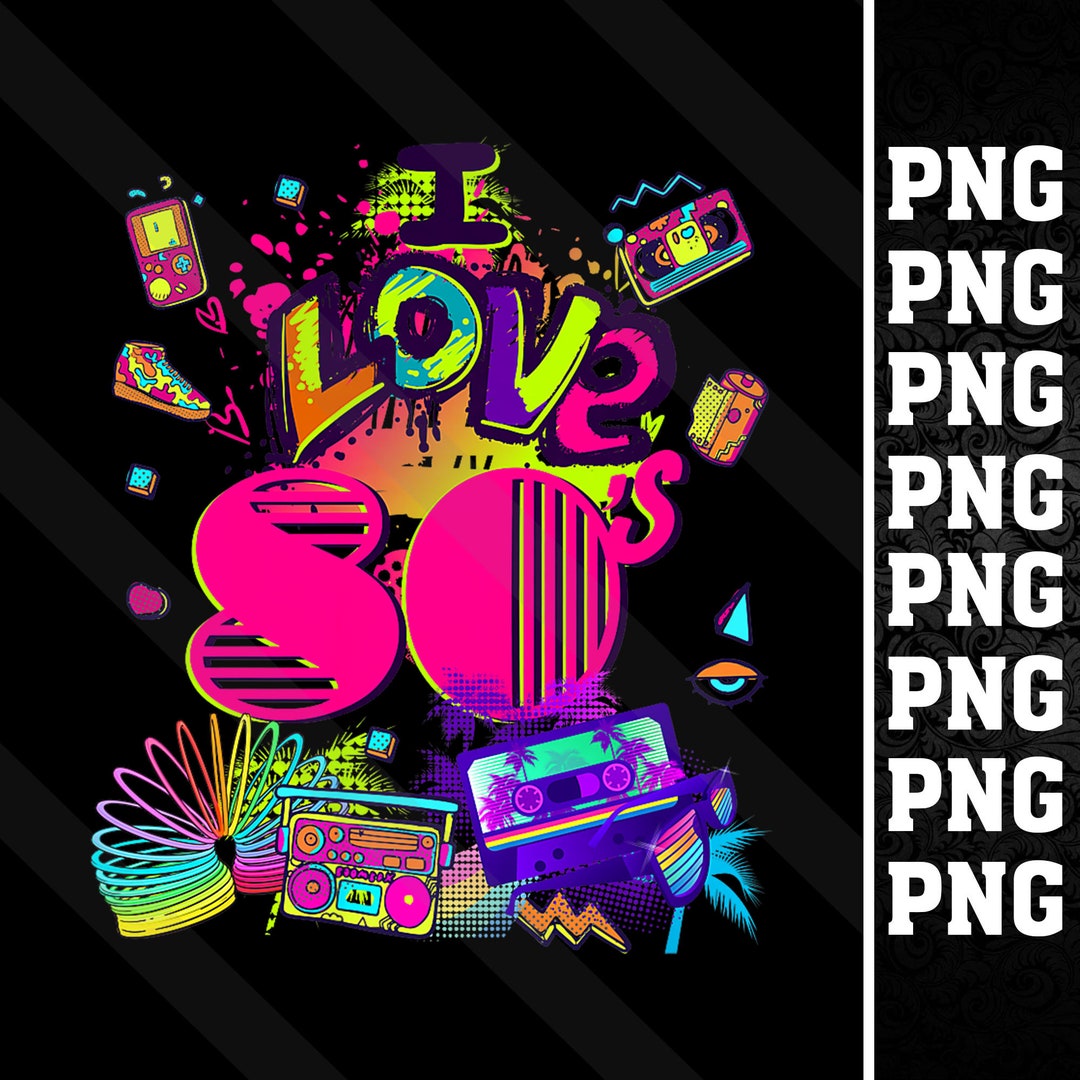 Vintage Retro Back to 80's Graphic Design Country Music - Etsy