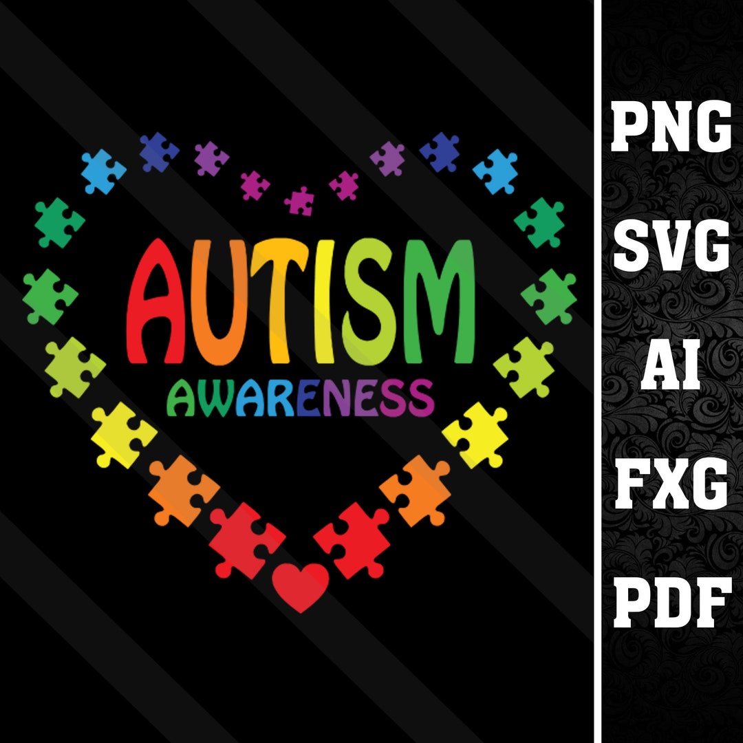 Custom Family Svg Png World Autism Awareness Autism Cute Autistic Svg ...