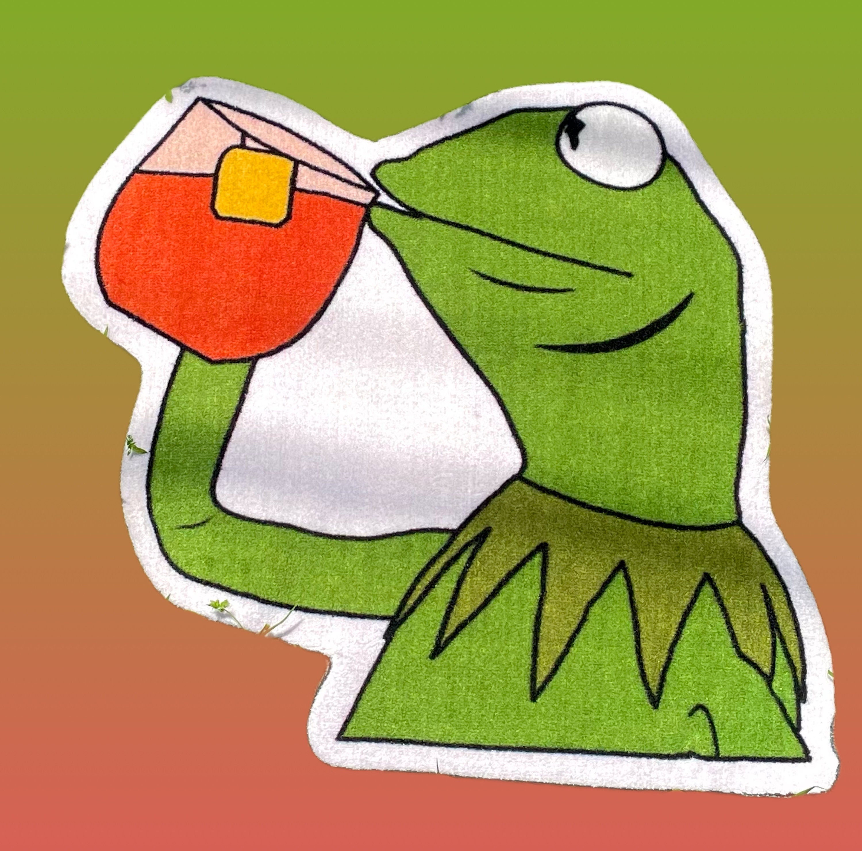 Kermit the Frog Design Rug Indoor Bedroom Floor Custom Rug - Etsy