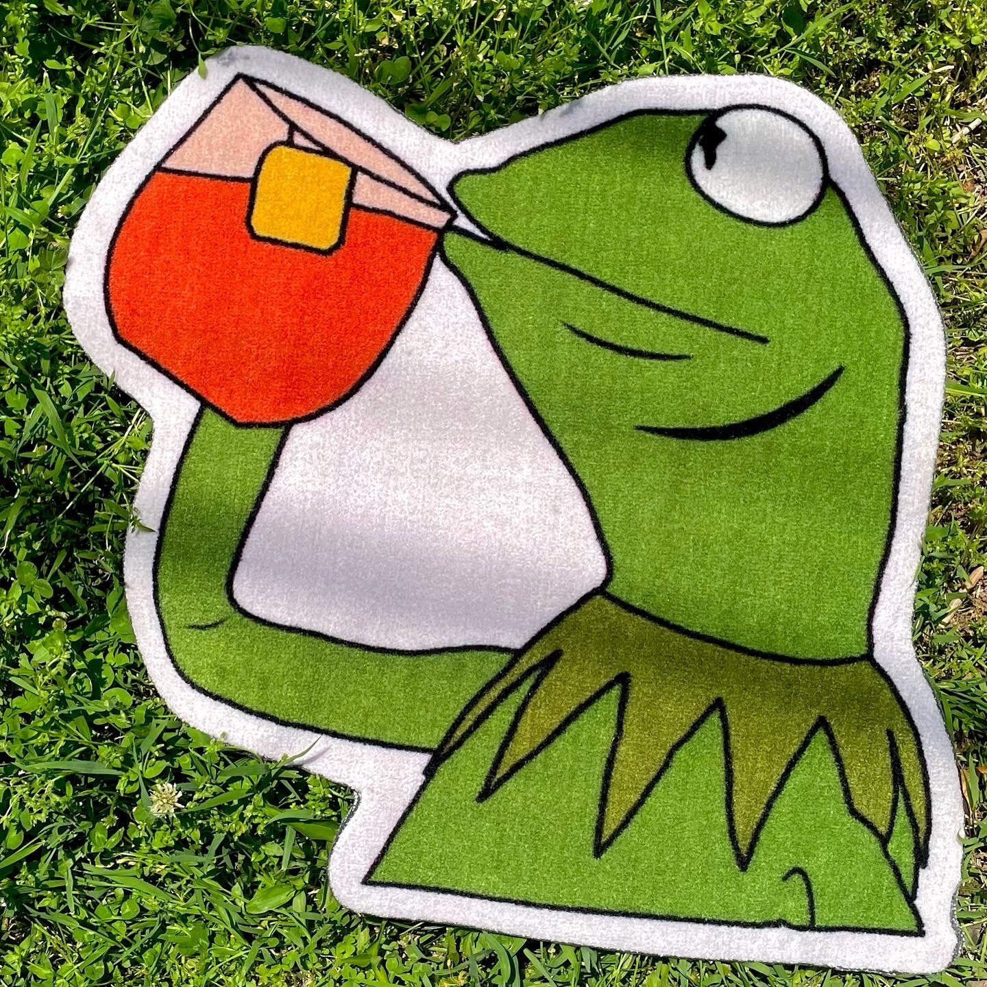 Kermit the Frog Design Rug Indoor Bedroom Floor Custom Rug - Etsy