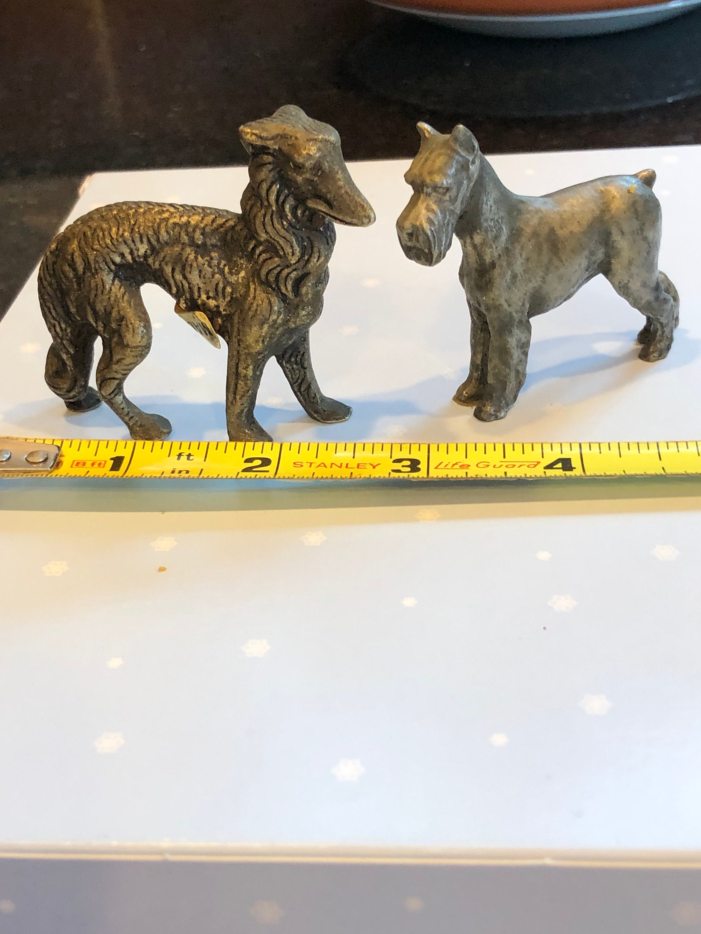 Pewter Dog Figurines. Made in Italy. Vintage Estate Pieces. - Etsy