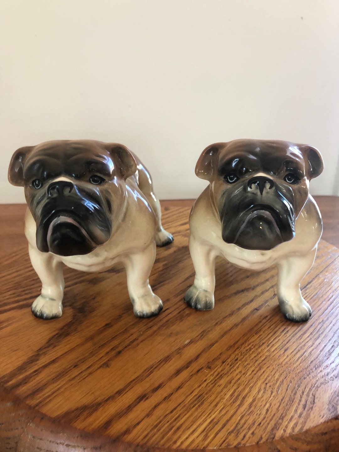 Two Porcelain Bulldogs. Vintage. Made in England by Coopercraft. - Etsy