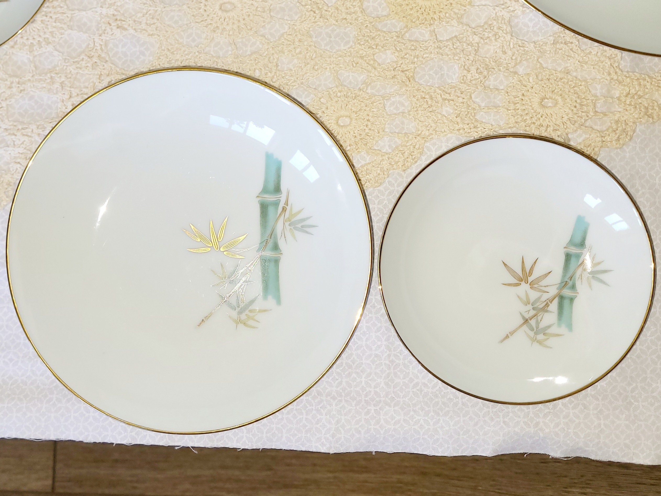 Noritake Oriental Bamboo 6341 Complete Set, Replacement Mid Mod Bamboo ...