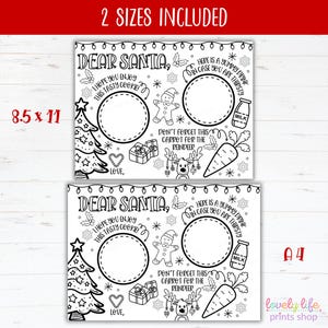 Cookies for Santa Tray, Milk and Cookies for Santa Printable Placemat ...