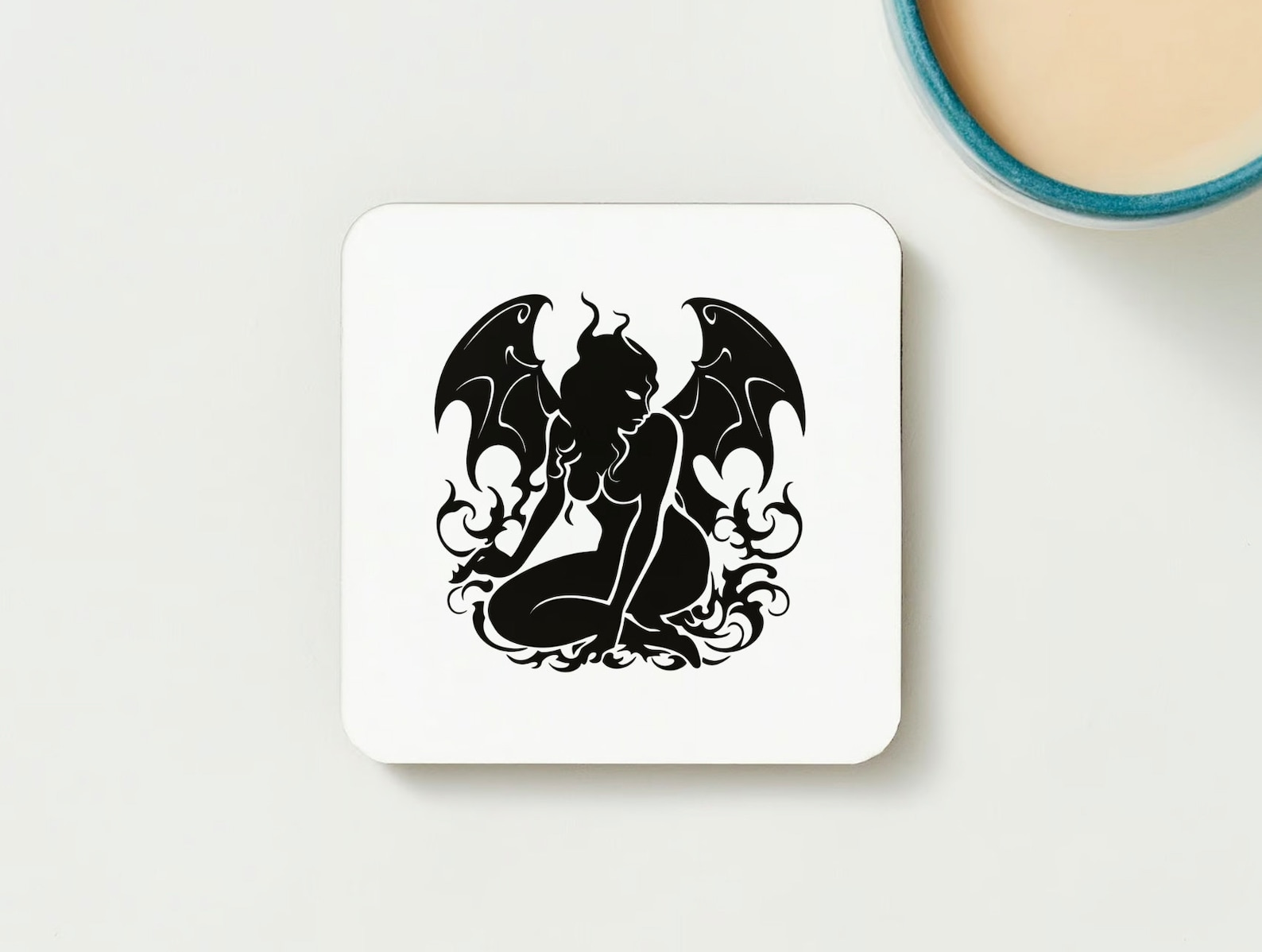 Succubus Svg, Evil Succubus Png Pdf Clipart Silhouette Cutfile Decal T ...