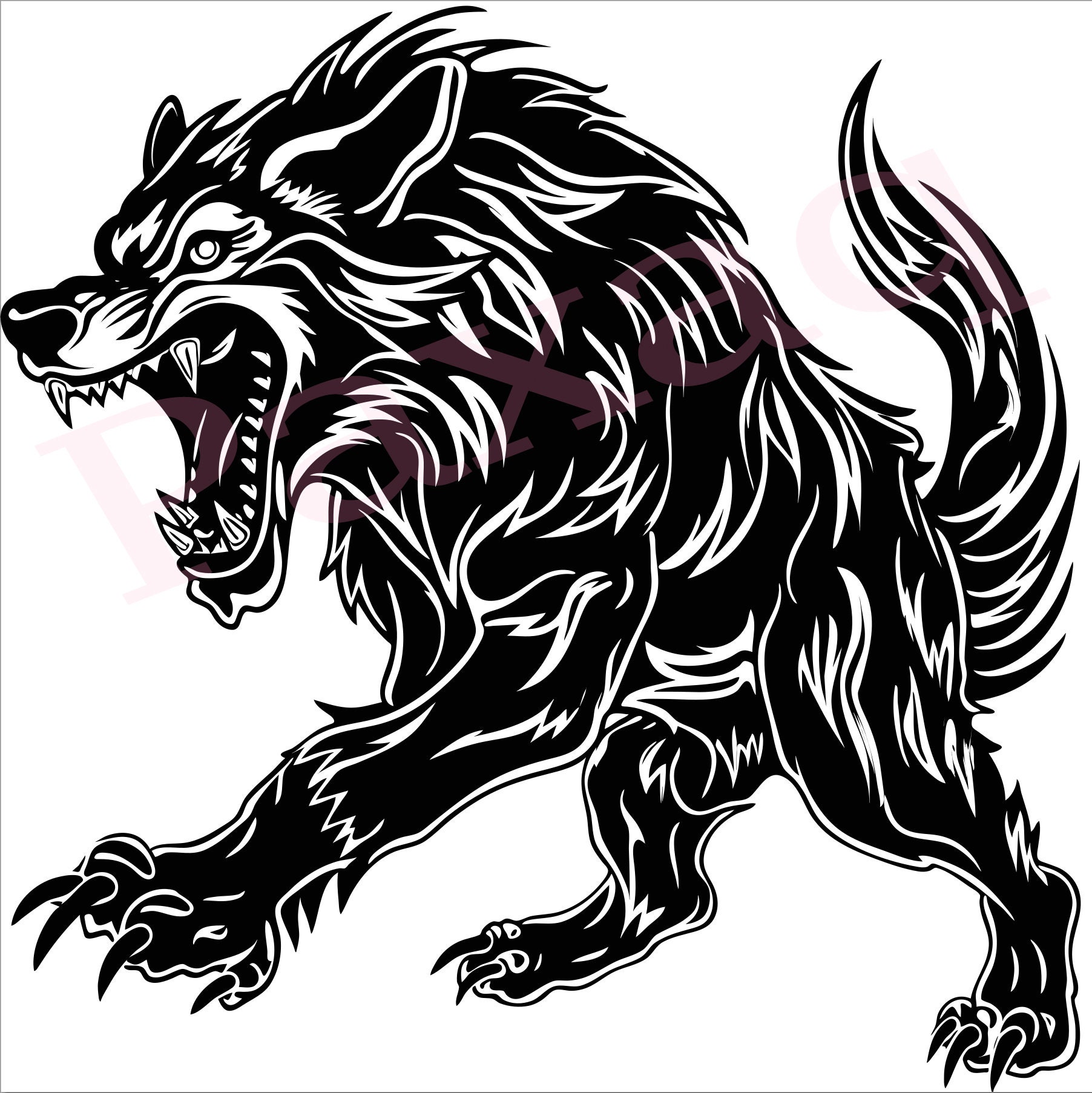 Fenrir Svg, Berserk Fenrir Vector, Jpg Png Pdf Svg for T-shirts, Mugs ...