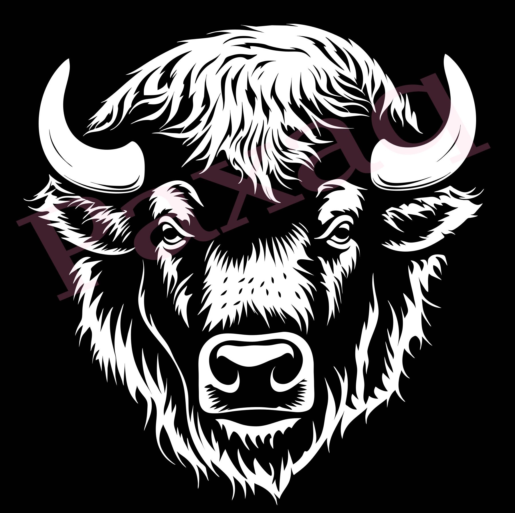 American Bison Svg, Wild American Bison Clipart, Jpg Png Pdf Svg for T ...