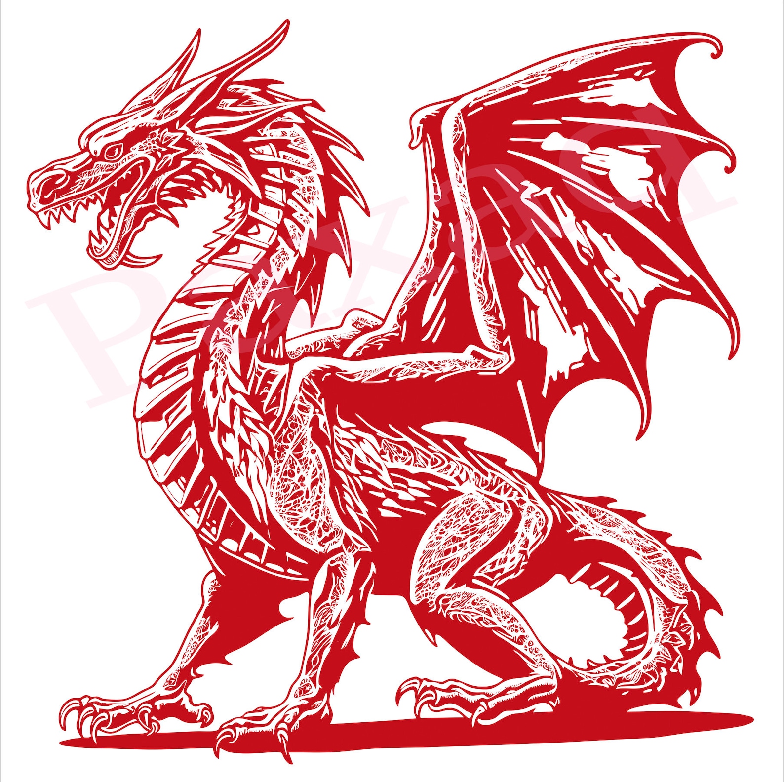 Y Ddraig Goch Svg, Welsh Dragon Svg, Jpg Png Pdf Svg for T-shirts, Mugs ...