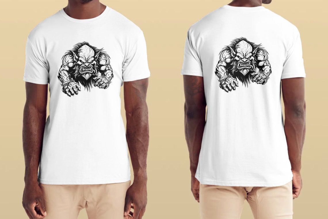 Troll Svg Evil Troll Vector Jpg Png Pdf Svg for T-shirts - Etsy