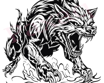 Fenrir Svg, Berserk Fenrir Vector, Jpg Png Pdf Svg for T-shirts, Mugs ...