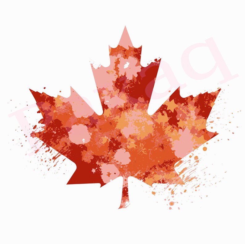 Maple Leaf Svg, Fiery Maple Leaf Svg, Maple Leaf Vector Cutfile Png Pdf ...