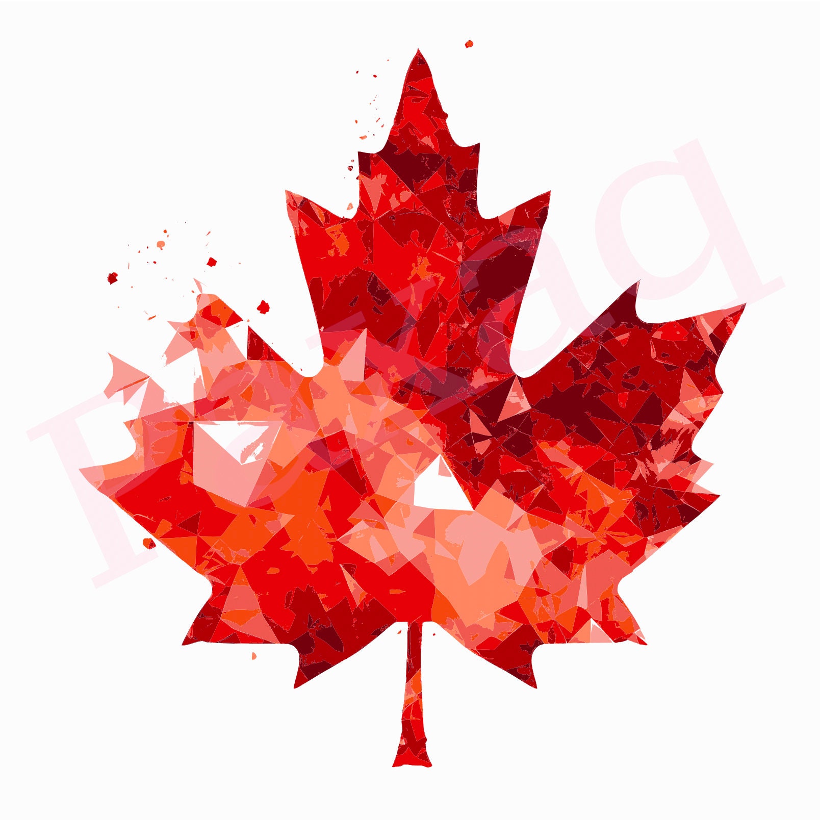 Maple Leaf Svg, Fiery Maple Leaf Clipart, Maple Leaf Vector Cutfile Jpg ...