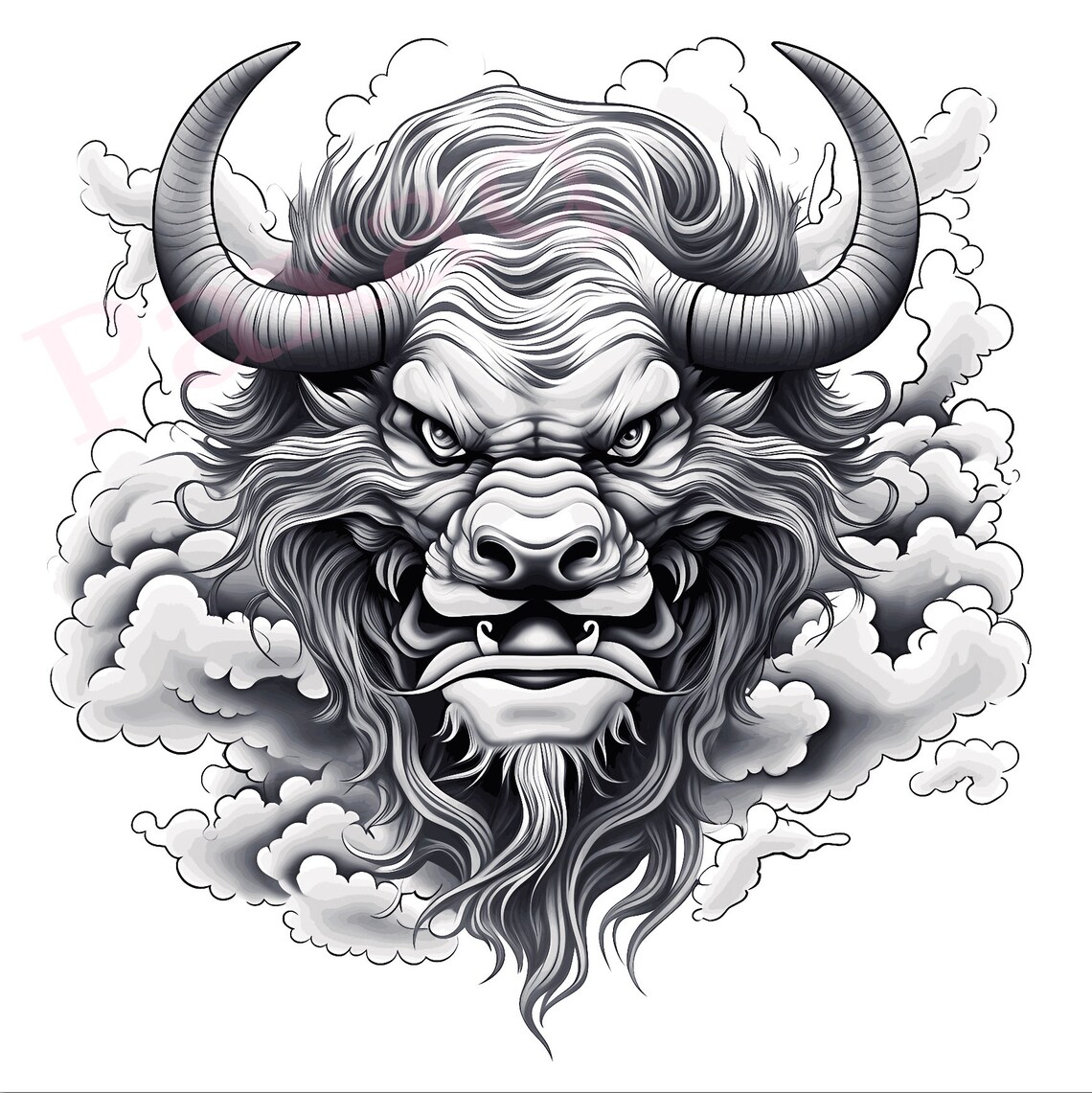 Furious Bull Svg Bull Vector OX Svg Buffalo Svg for Shirt - Etsy