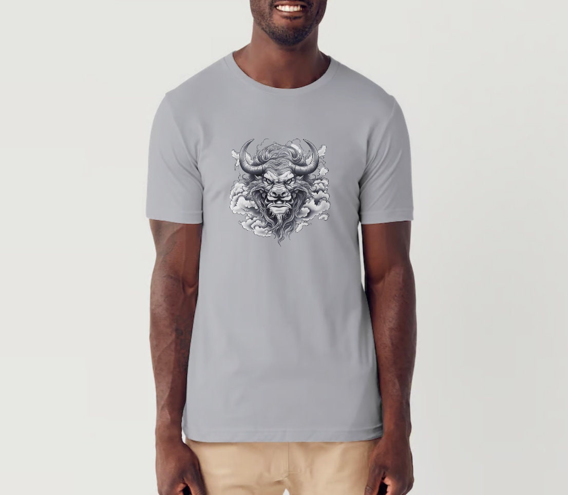 Furious Bull Svg, Bull Vector Jpg Png Pdf Clipart Silhouette Iron on ...