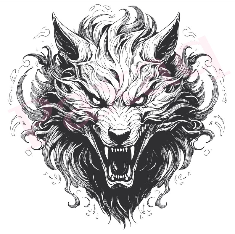 Fenrir Svg, Berserk Fenrir Vector, Jpg Png Pdf Svg for T-shirts, Mugs ...