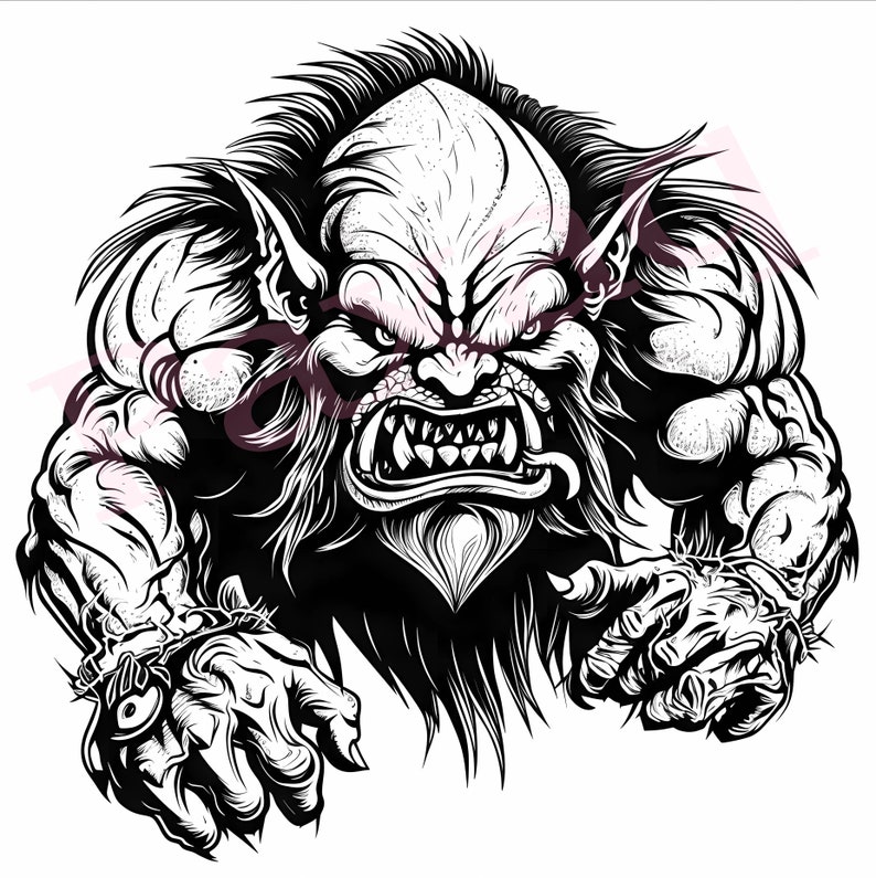 Troll Svg Evil Troll Vector Jpg Png Pdf Svg for T-shirts - Etsy