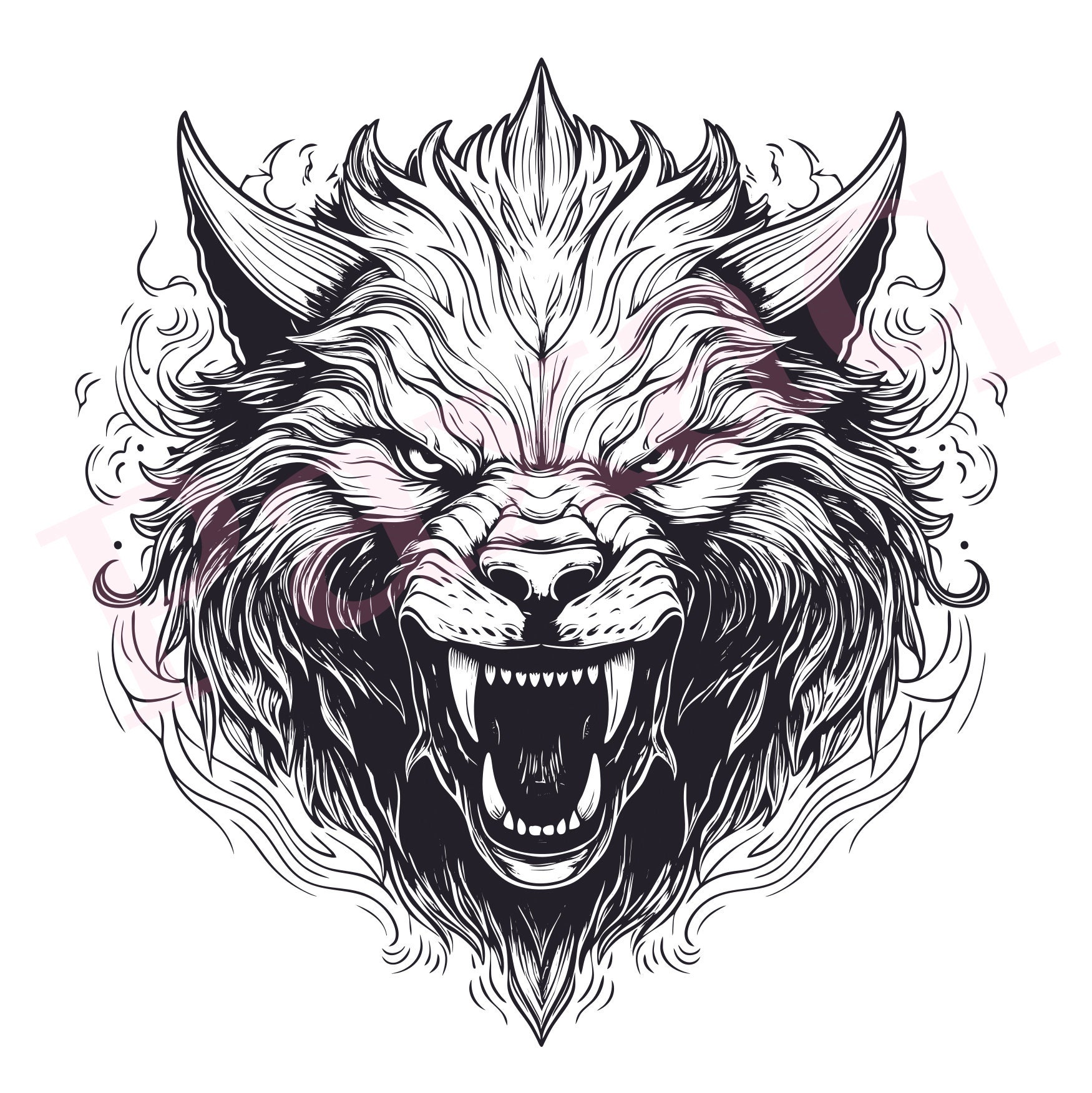 Fenrir Svg Berserk Fenrir Vector Jpg Png Pdf Svg for - Etsy