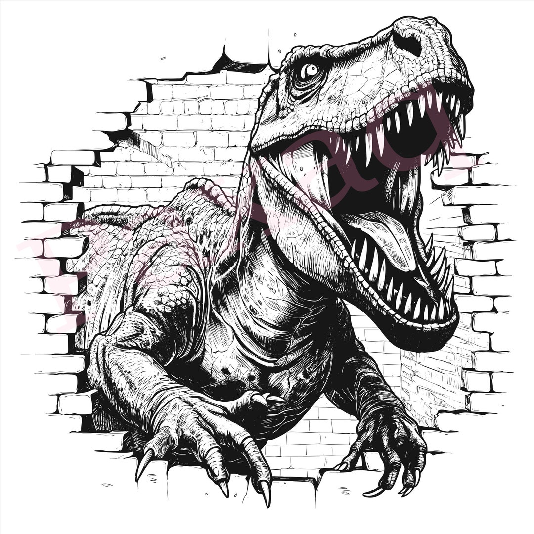 T-rex Svg, Roaring T-rex Vector, Dinosaur Svg，tyrannosaurus Rex Svg，t ...