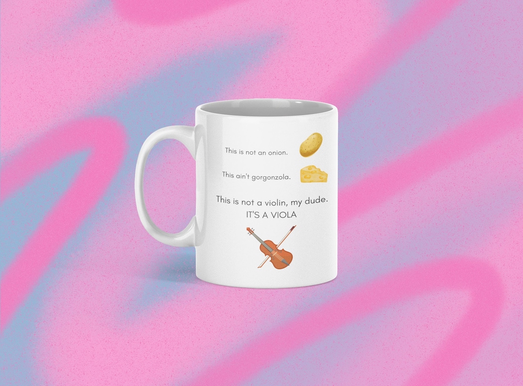 It's a Viola Funny Mug, Classical Music Gift for Violist, Viola Player ...