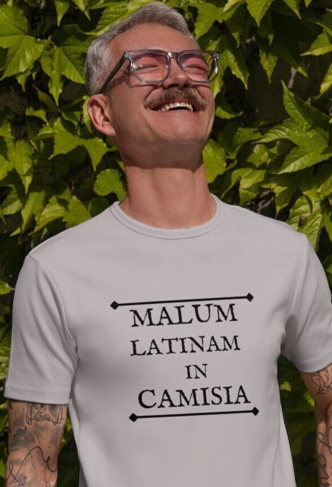 Bad Latin on a Shirt "malum Latinam in Camisia" Unisex, Heavy Cotton ...