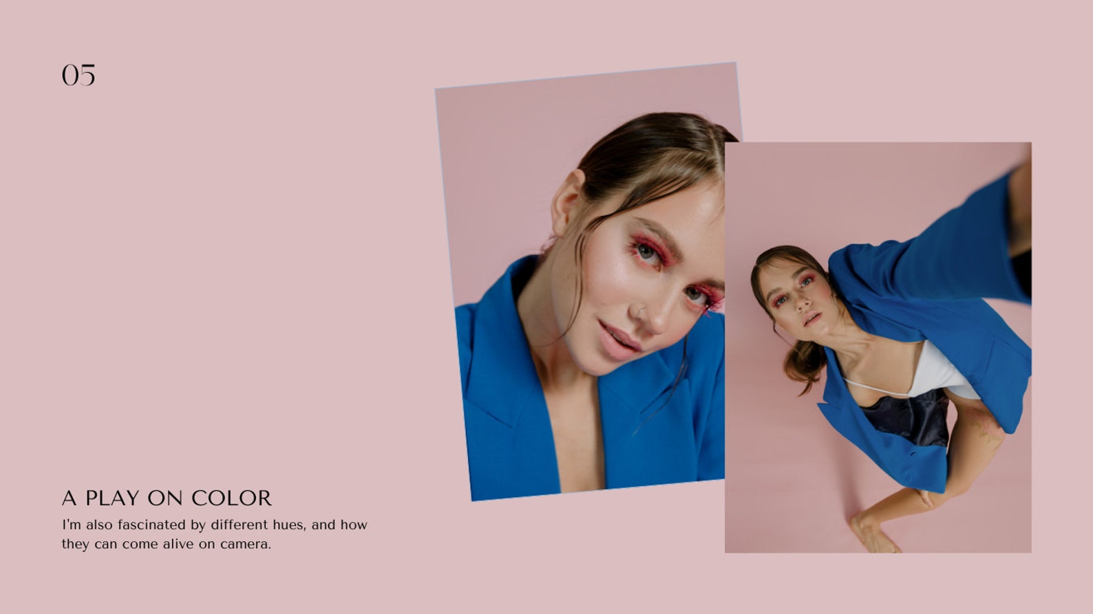 Modeling Portfolio Website Template, Canva Template, Modeling Website ...