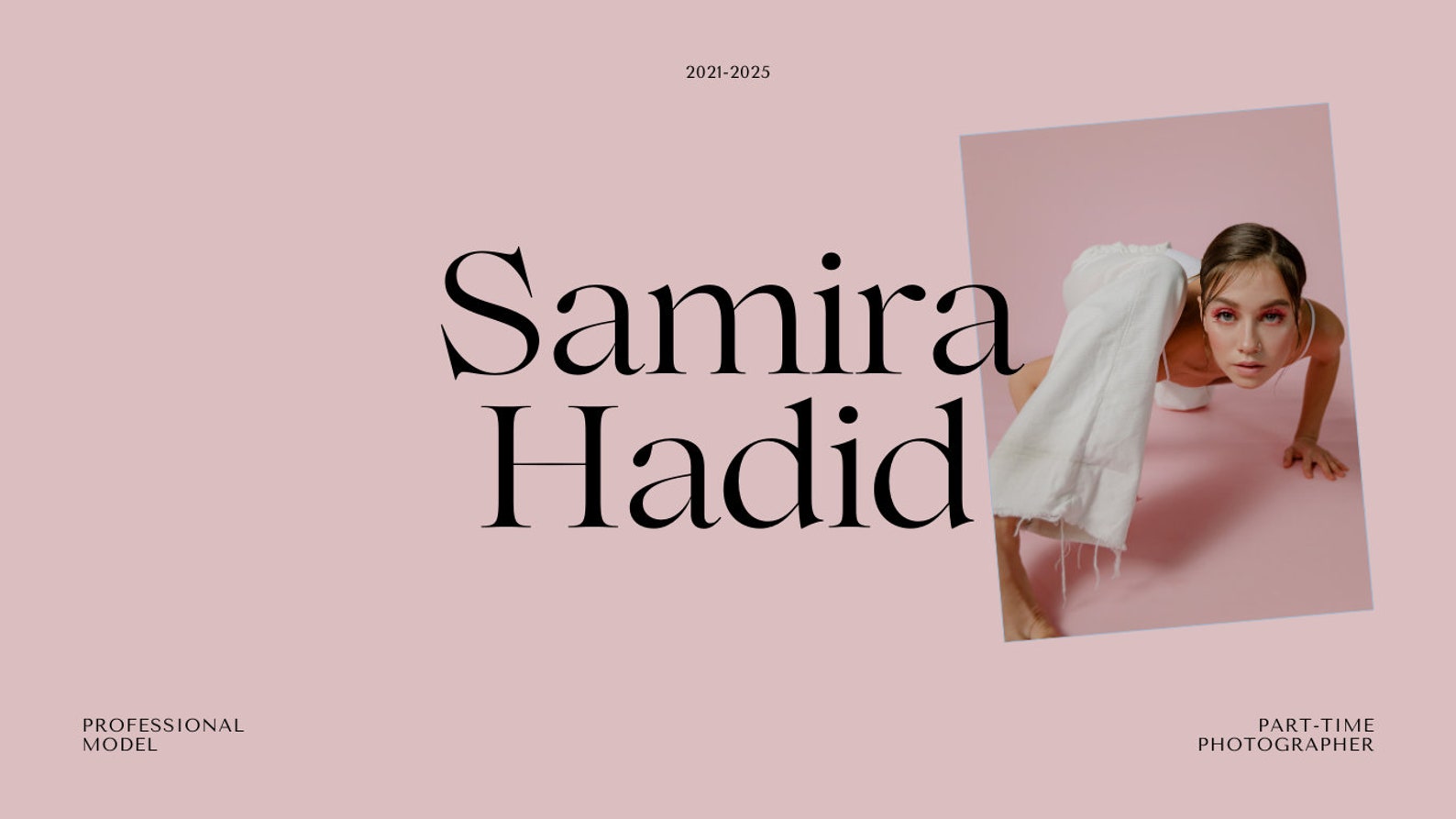 Modeling Portfolio Website Template, Canva Template, Modeling Website ...