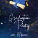 Blue Invitation for Graduation Party - Etsy