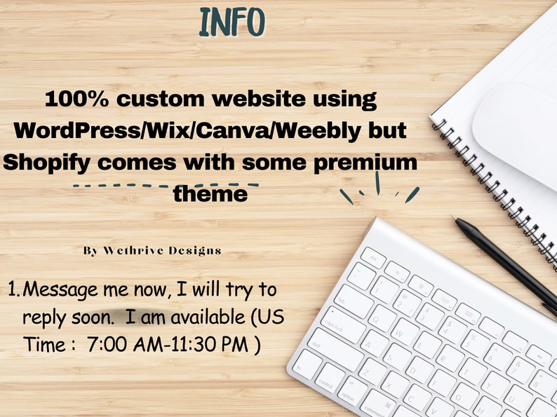 Custom Website Design, Website Design Wordpress, Custom Website Shopify, Wix Website Design ...