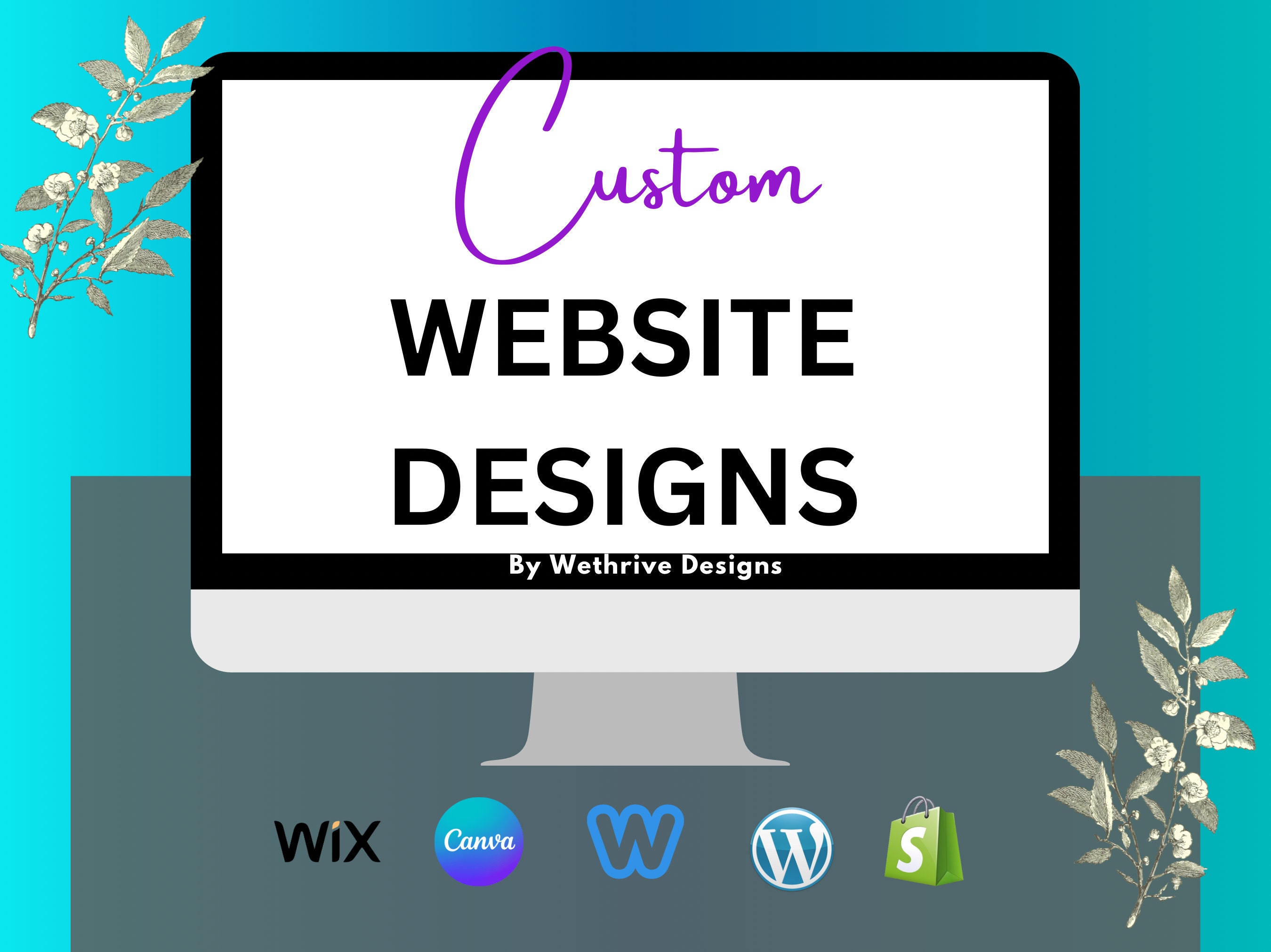 Custom Website Design, Website Design Wordpress, Custom Website Shopify ...