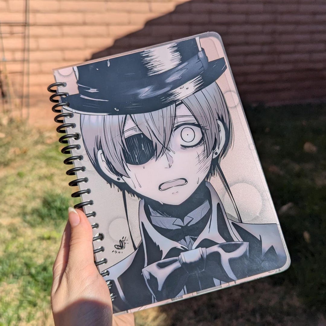 Black Butler Ciel Notebook - Etsy