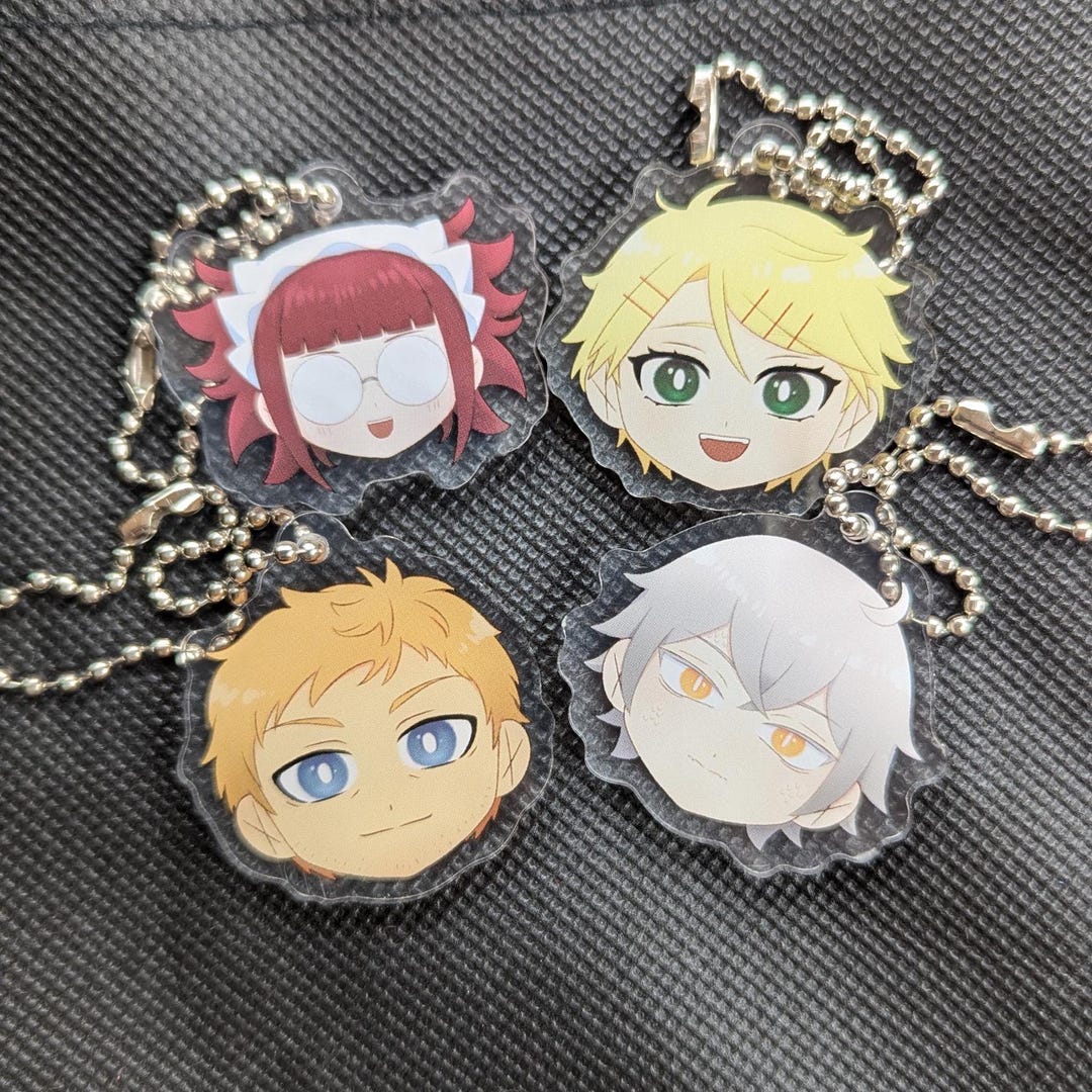 Black Butler Servant Acrylic Keychains - Etsy