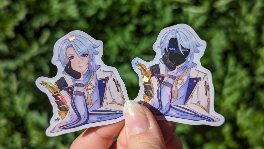 Genshin Impact Faceless Ayato Kamisato Stickers - Etsy