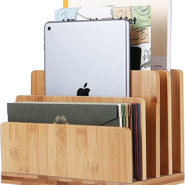 Wooden Desktop Envelope Holder - Etsy