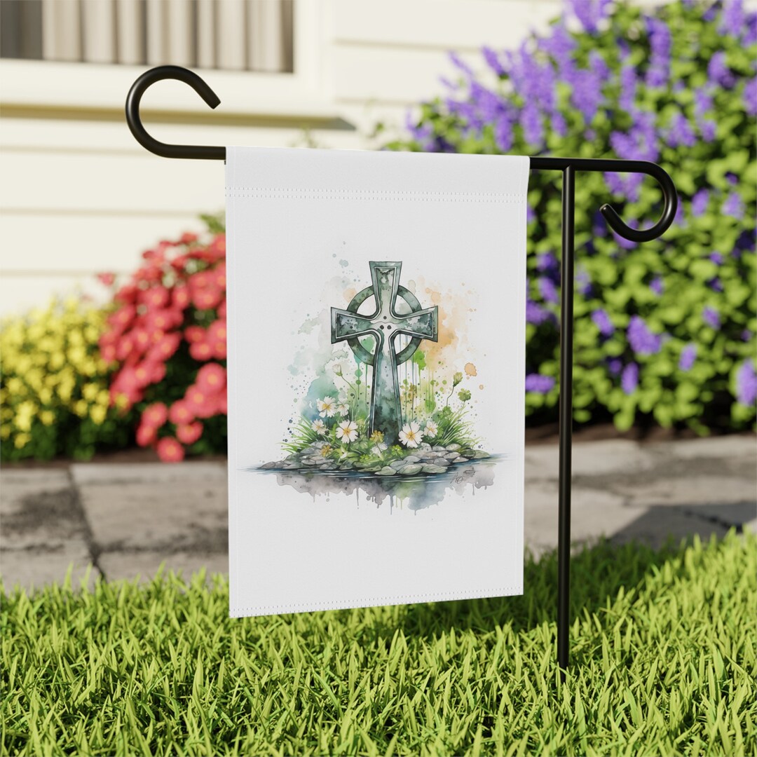 Watercolor Celtic Cross, Watercolor Art, St Patricks Day Art, Saint ...