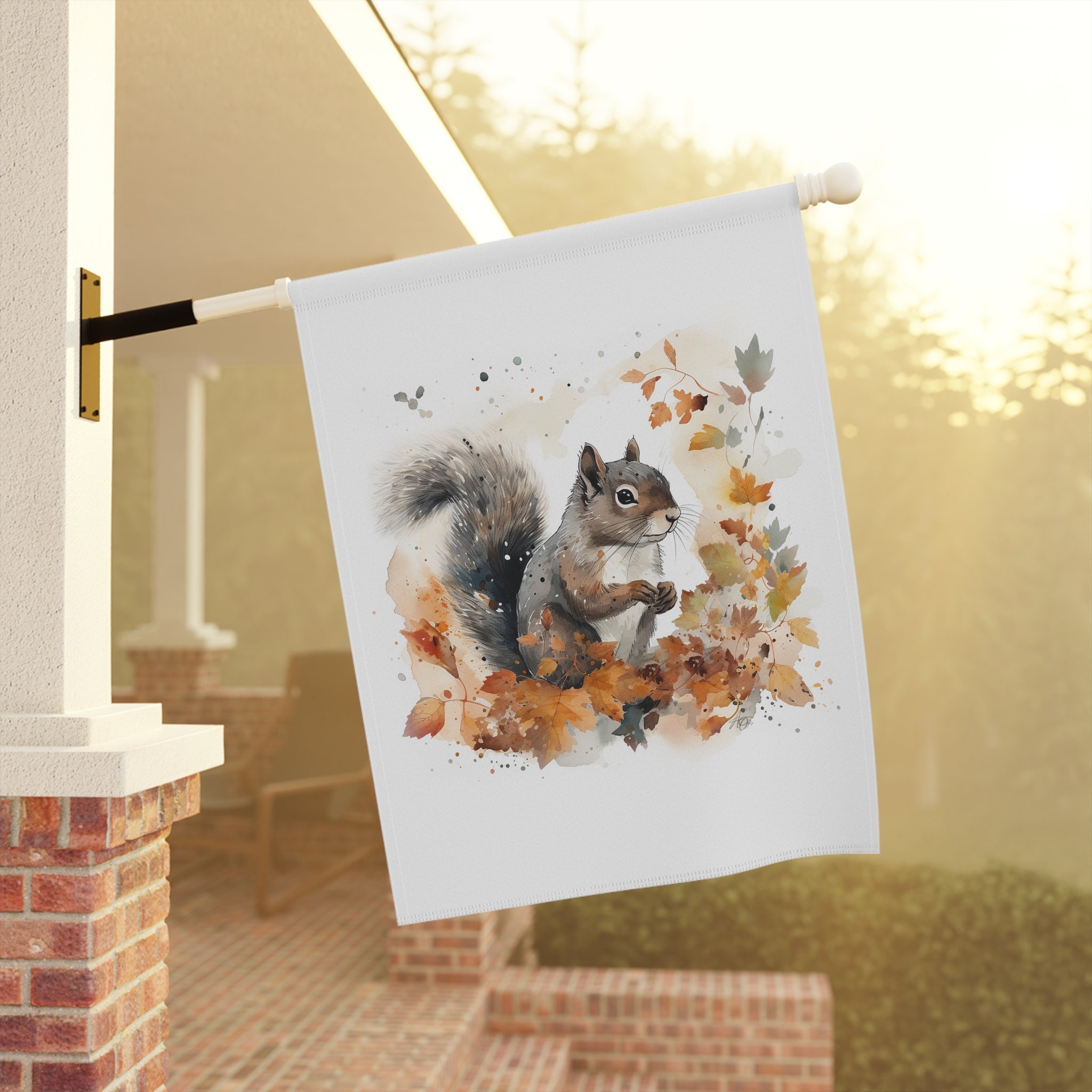 Watercolor Gray Squirrel Watercolor Art Autumn Art Squirrel - Etsy