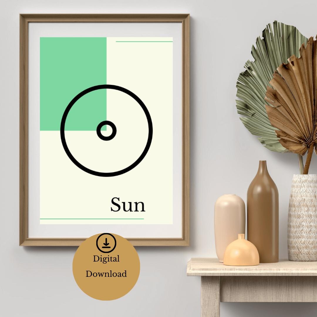 Sun – A4 Printable Poster - Etsy
