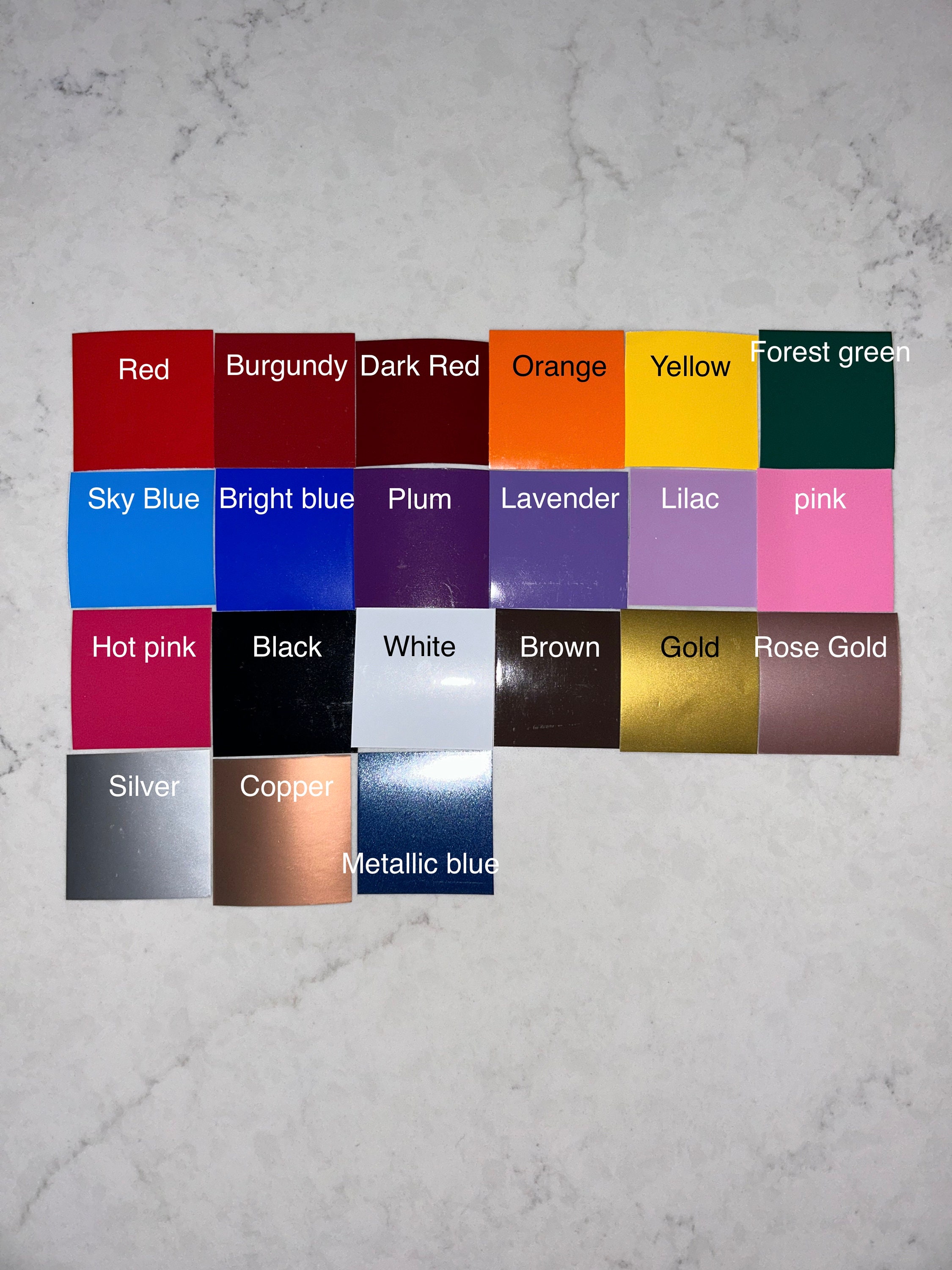 Custom Vinyl Decals Old English Font 21 Colors - Etsy