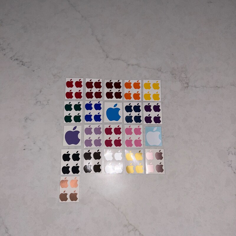 Apple Logo Stickers - Etsy