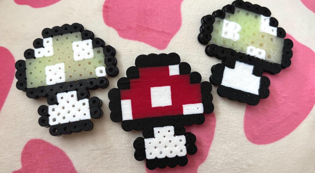 Mini Mushroom Melty Beads - Etsy