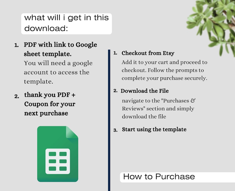Simple Budget Spreadsheet: Google Sheets Personal Finance (digital ...