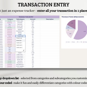 Simple Budget Spreadsheet: Google Sheets Personal Finance (digital ...