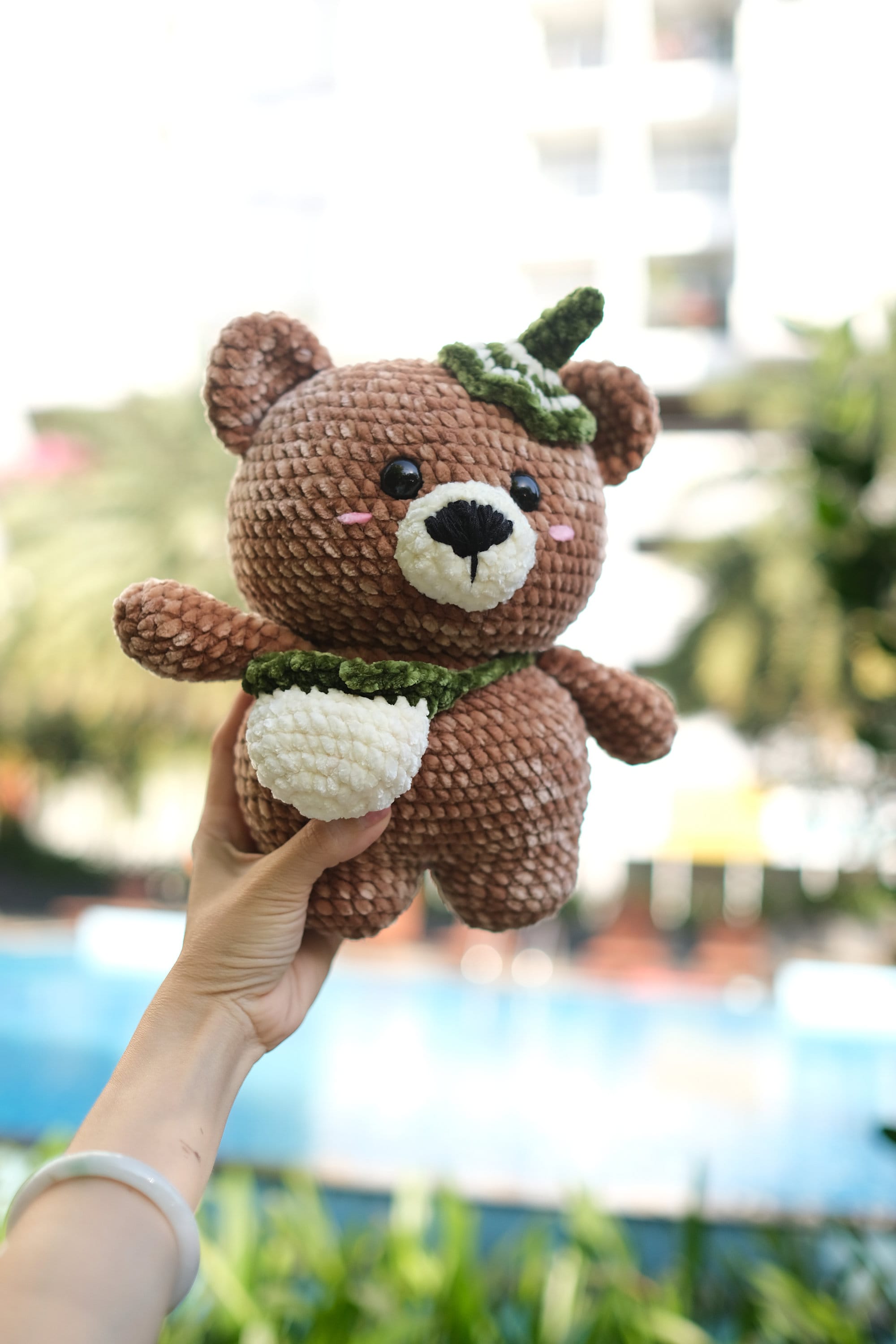 Crochet Poppet Bear Pattern, Amigurumi Teddy (english PDF Pattern) - Etsy