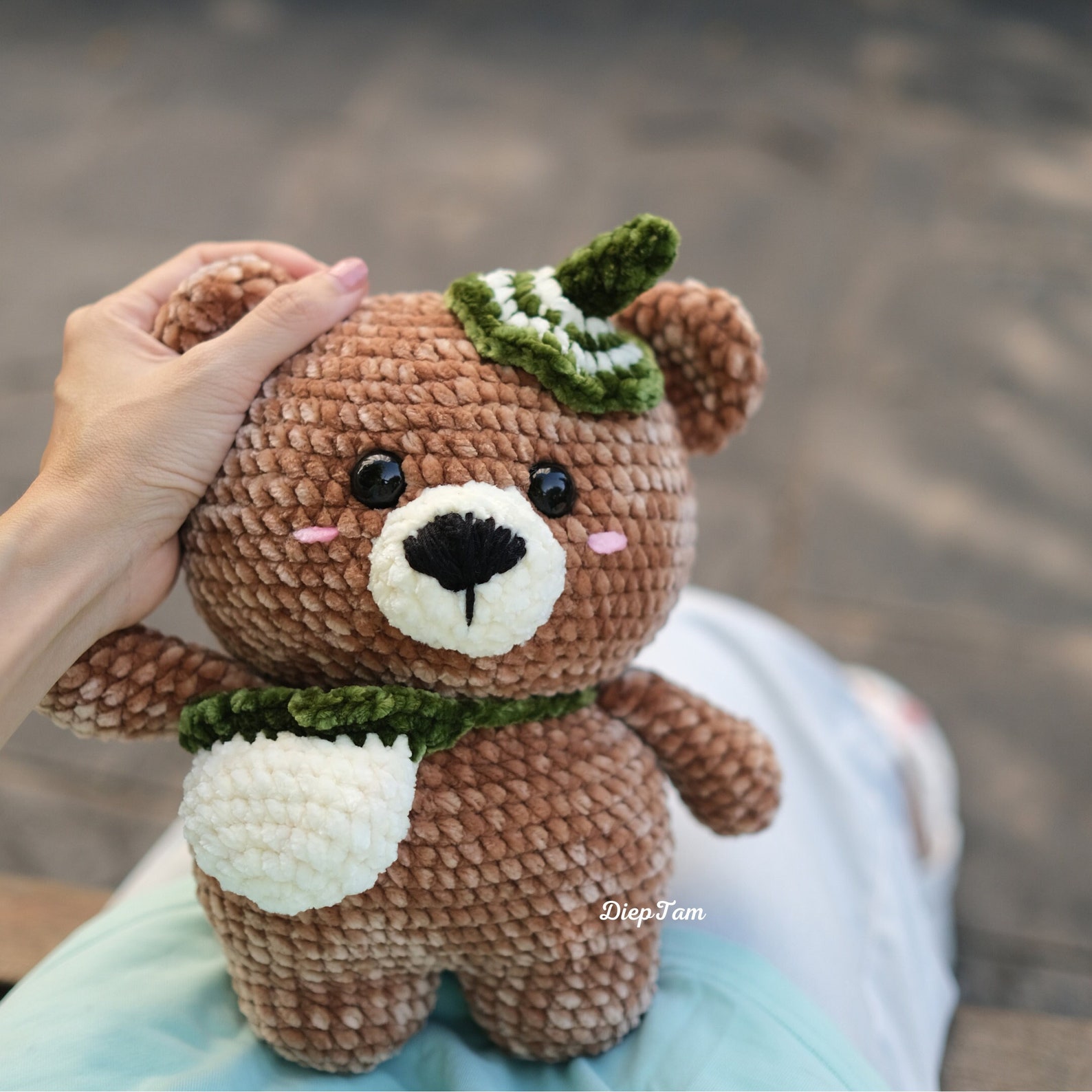 Crochet Poppet Bear Pattern, Amigurumi Teddy (english PDF Pattern) - Etsy