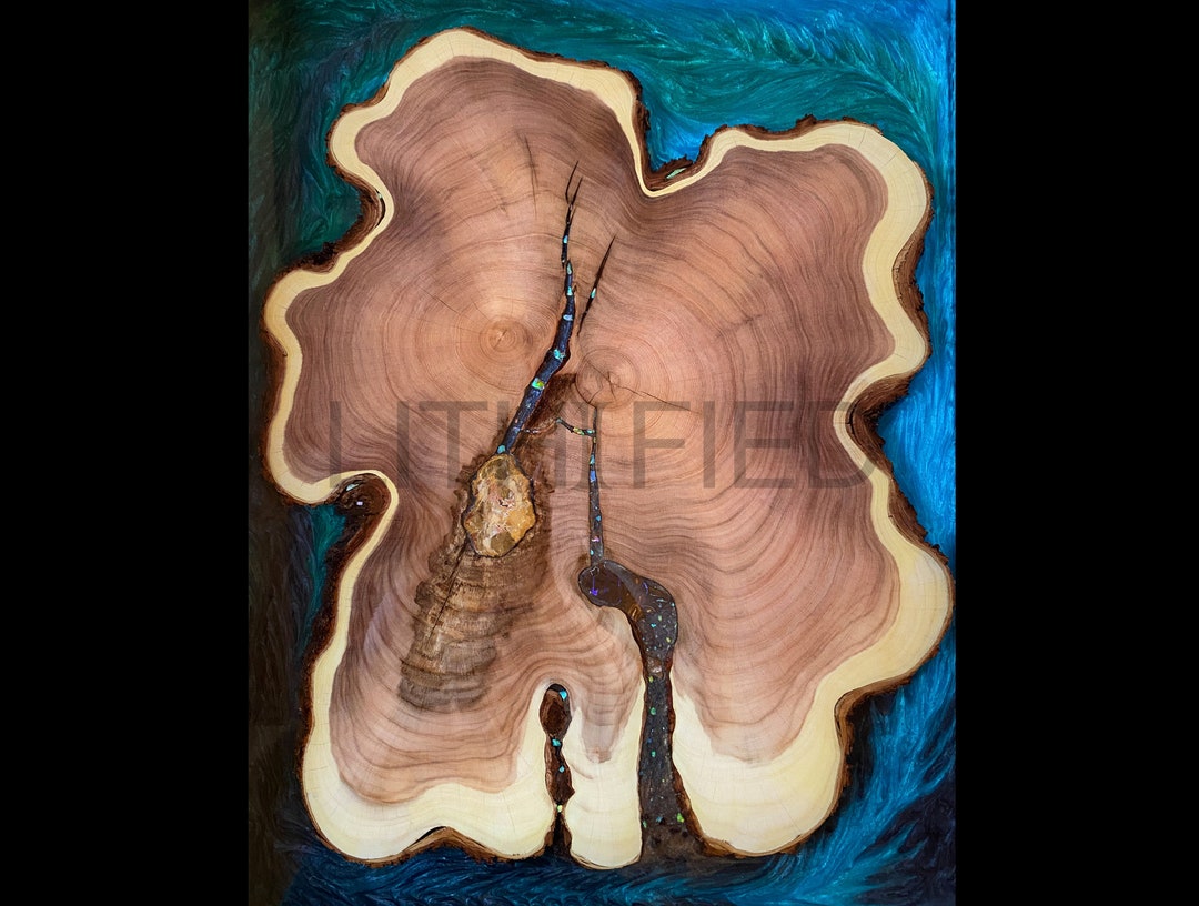 LITHIFIED Resin Geo-table: Custom Artisan Hand-made Specialty Resin Art ...