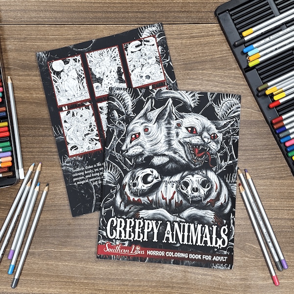 Southern Lotus Coloring Book - Etsy