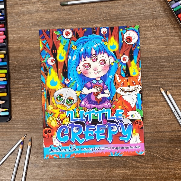 Southern Lotus Coloring Book - Etsy