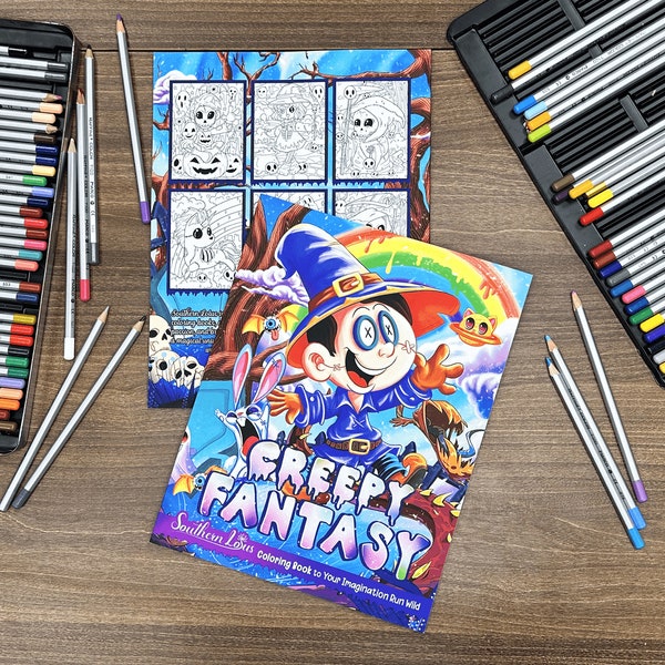 Southern Lotus Coloring Book - Etsy