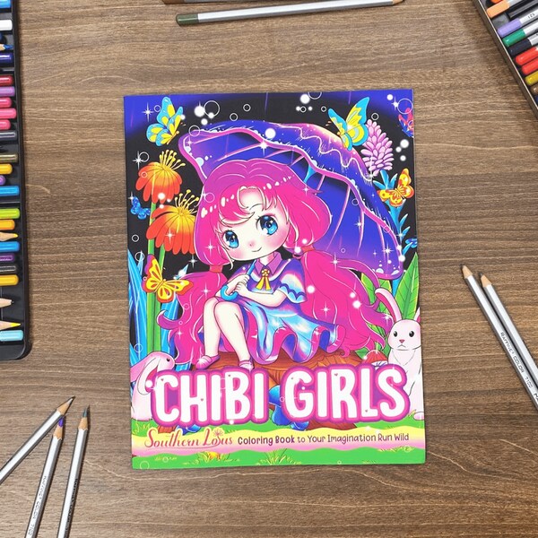 Southern Lotus Coloring Book - Etsy